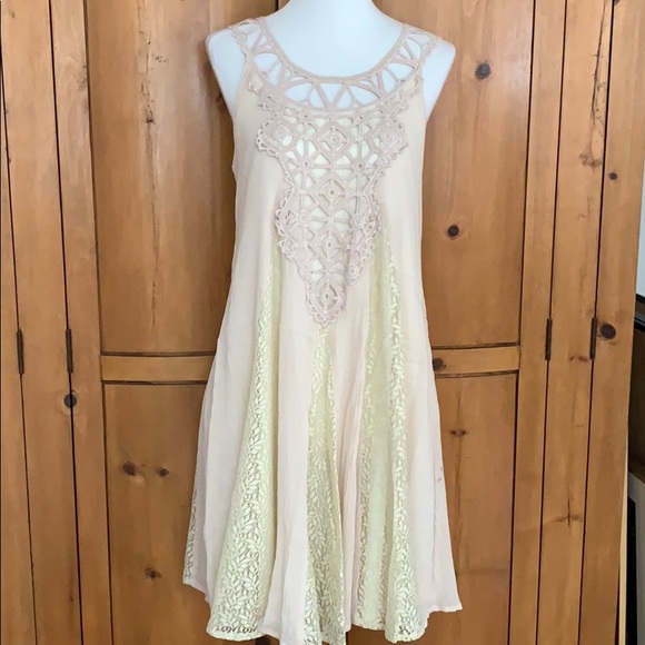 Ryu | Dresses | Ryu Aline Dress Lace And Crochet Detail S Nwt | Poshmark